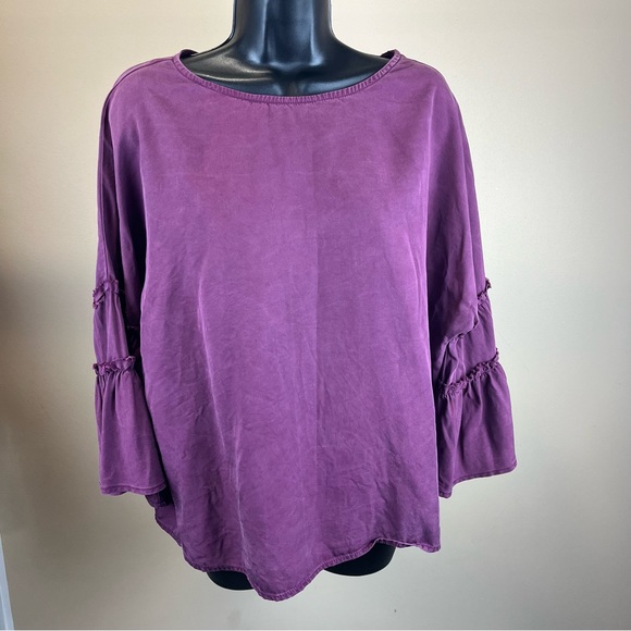 Allison Joy | Tops | Allison Joy By Evereve Flare Sleeved Blouse | Poshmark